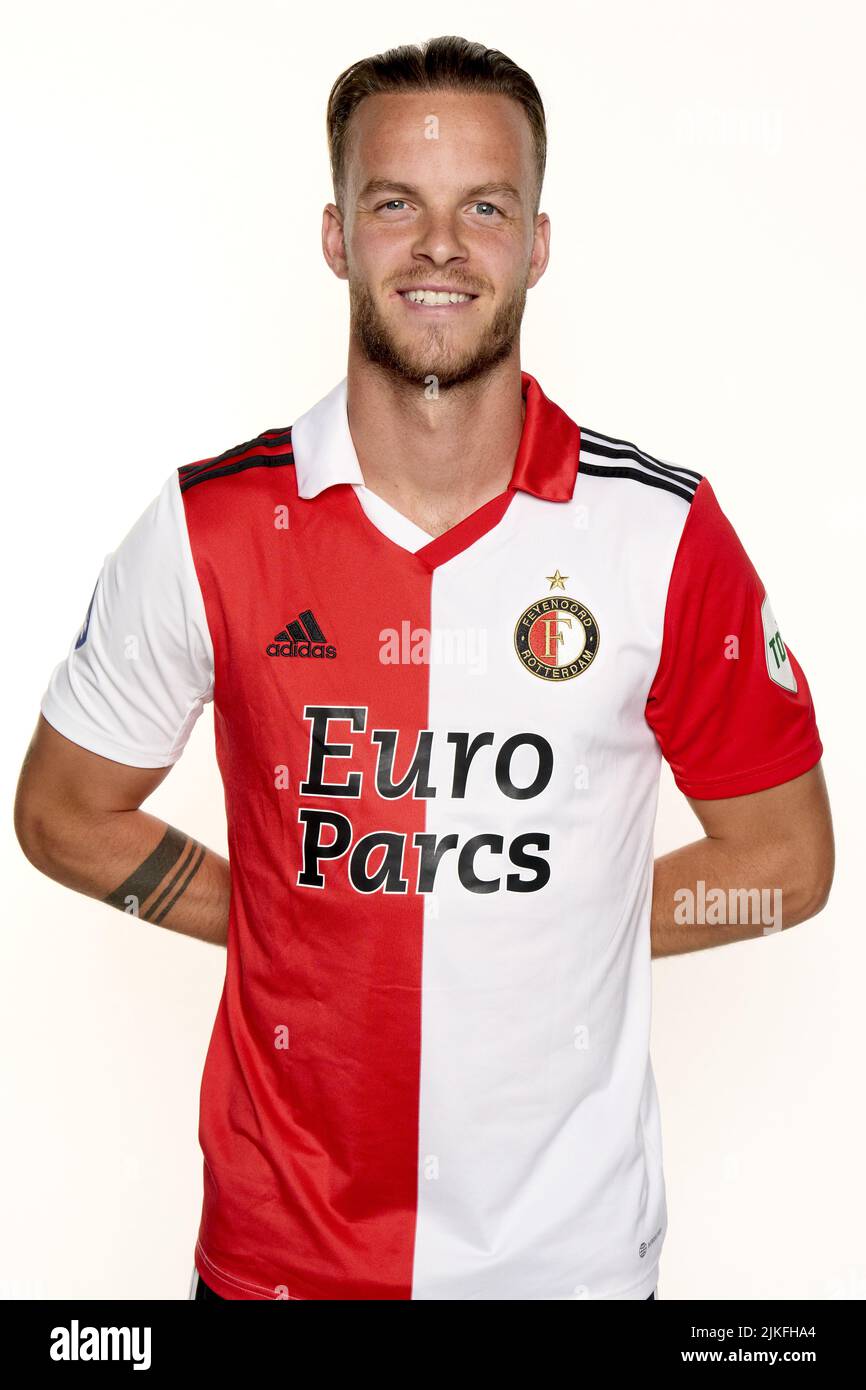 Rotterdam - Jorrit Hendrix of Feyenoord during the portrait session on ...
