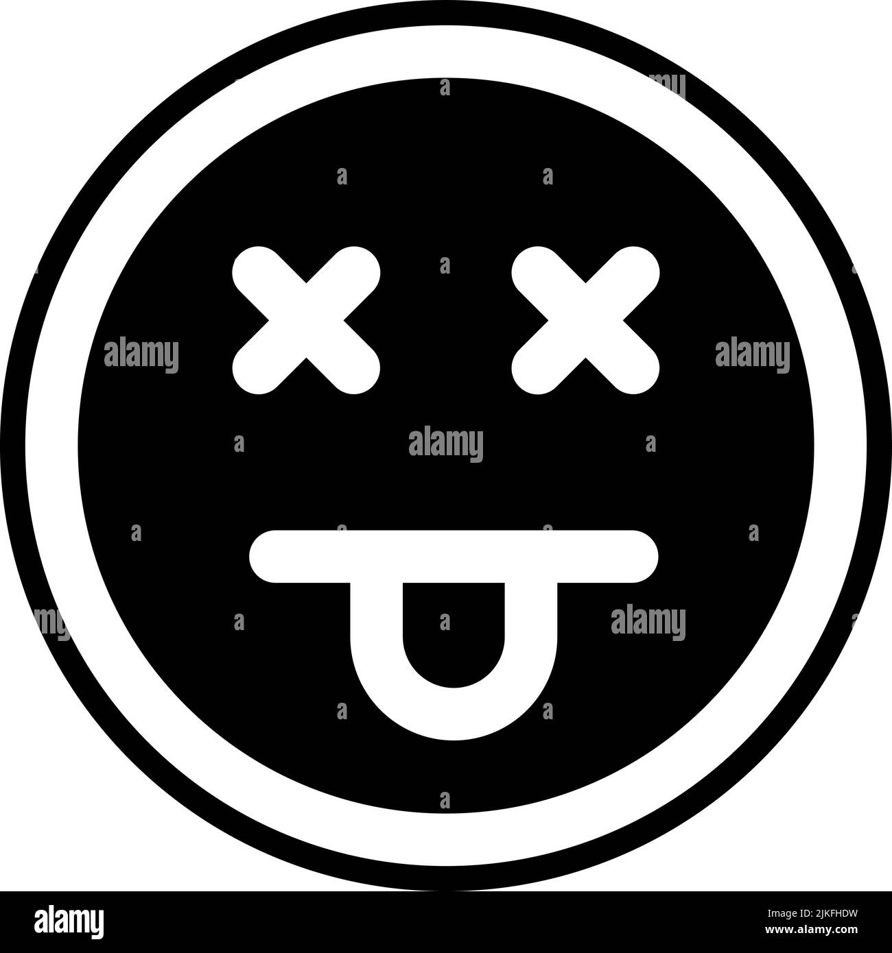 dead icon black vector illustration Stock Vector Image & Art - Alamy