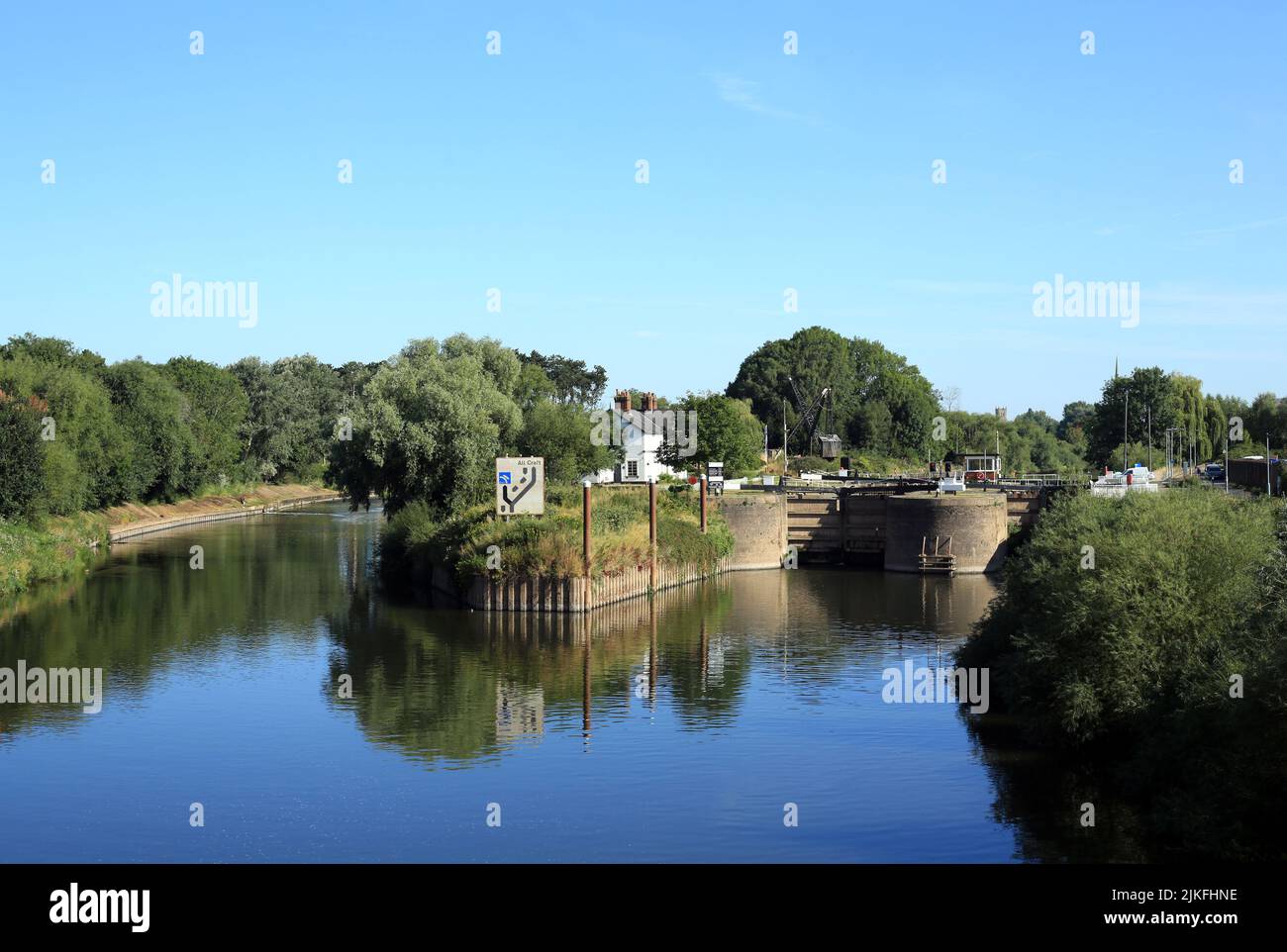 Diglis lock worcester hi-res stock photography and images - Alamy