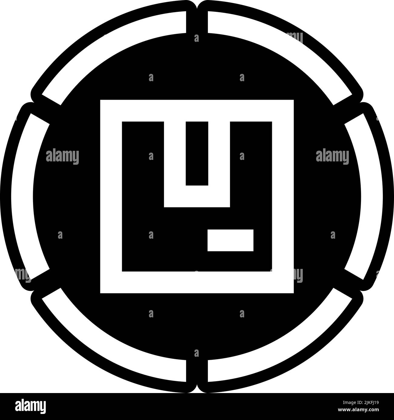 delivery box icon black vector illustration Stock Vector Image & Art ...