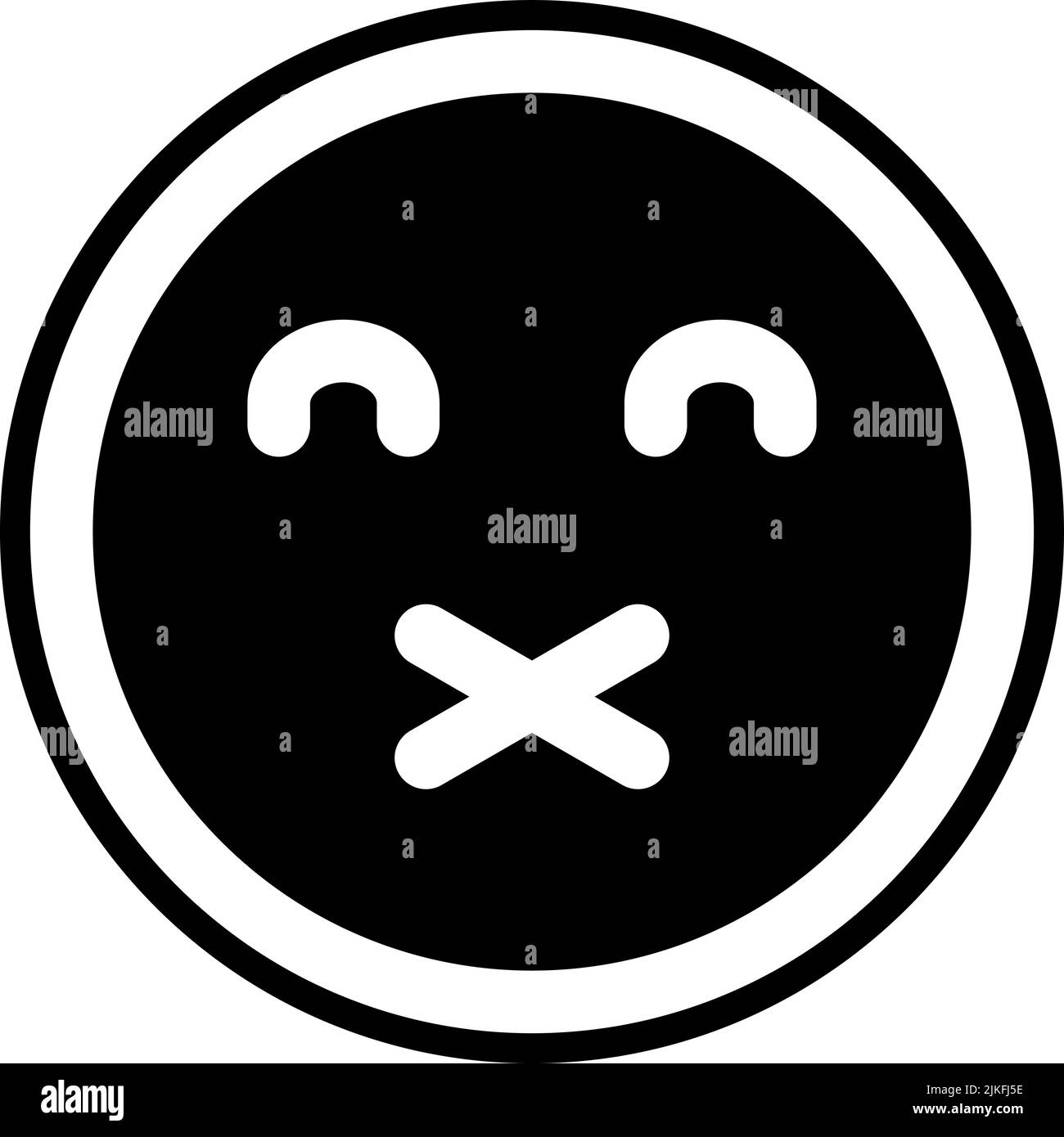 silent icon black vector illustration Stock Vector Image & Art - Alamy