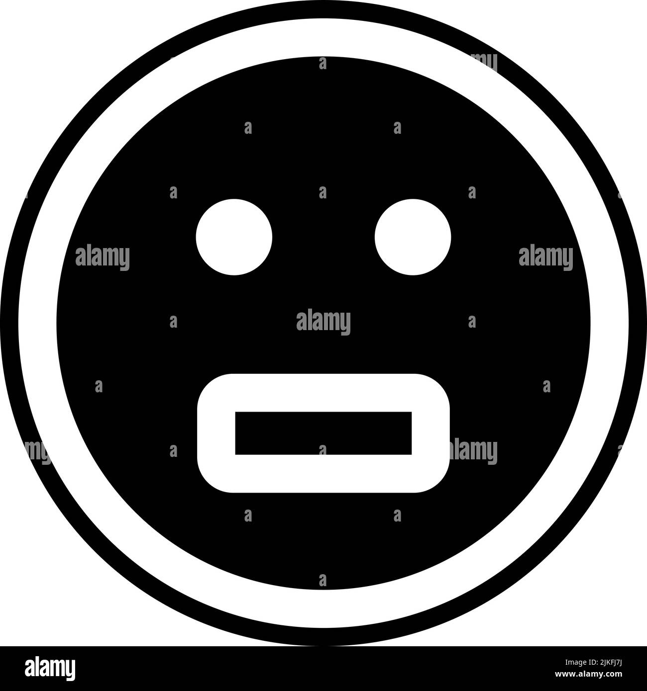 bored icon black vector illustration Stock Vector Image & Art - Alamy