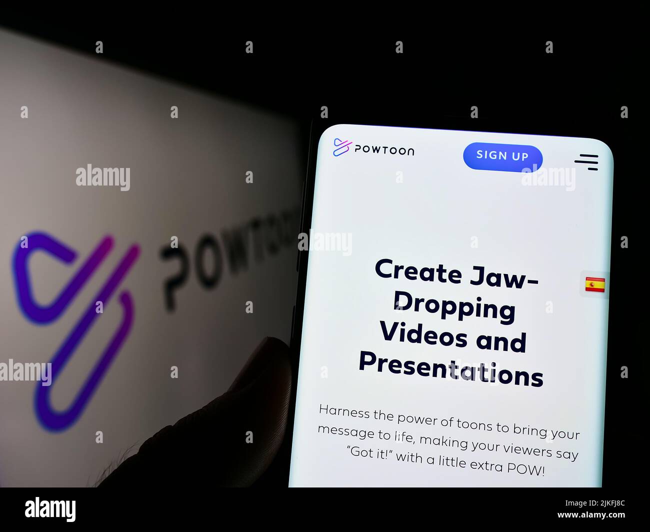Powtoon logo hi-res stock photography and images - Alamy