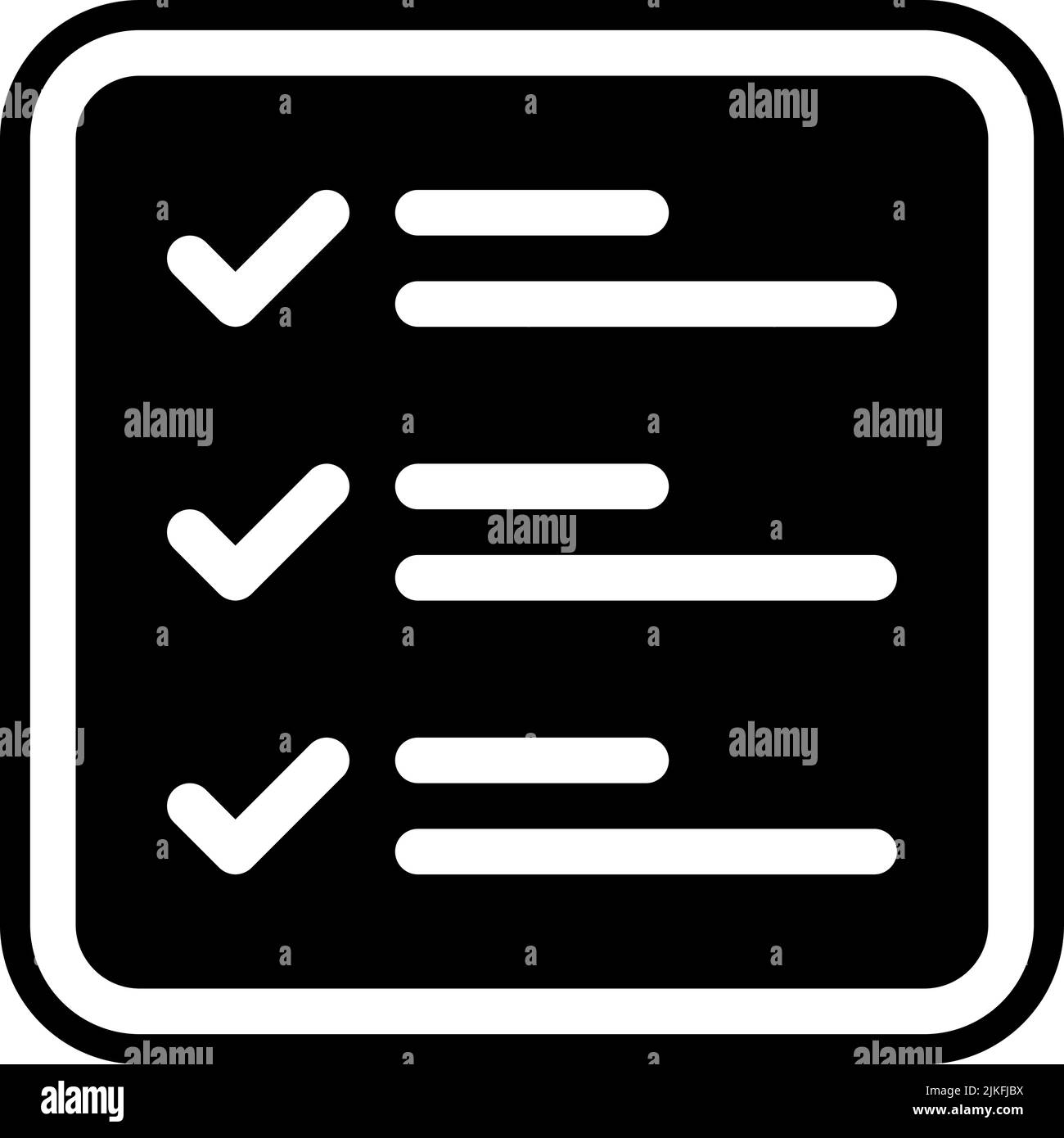 task icon black vector illustration Stock Vector Image & Art - Alamy