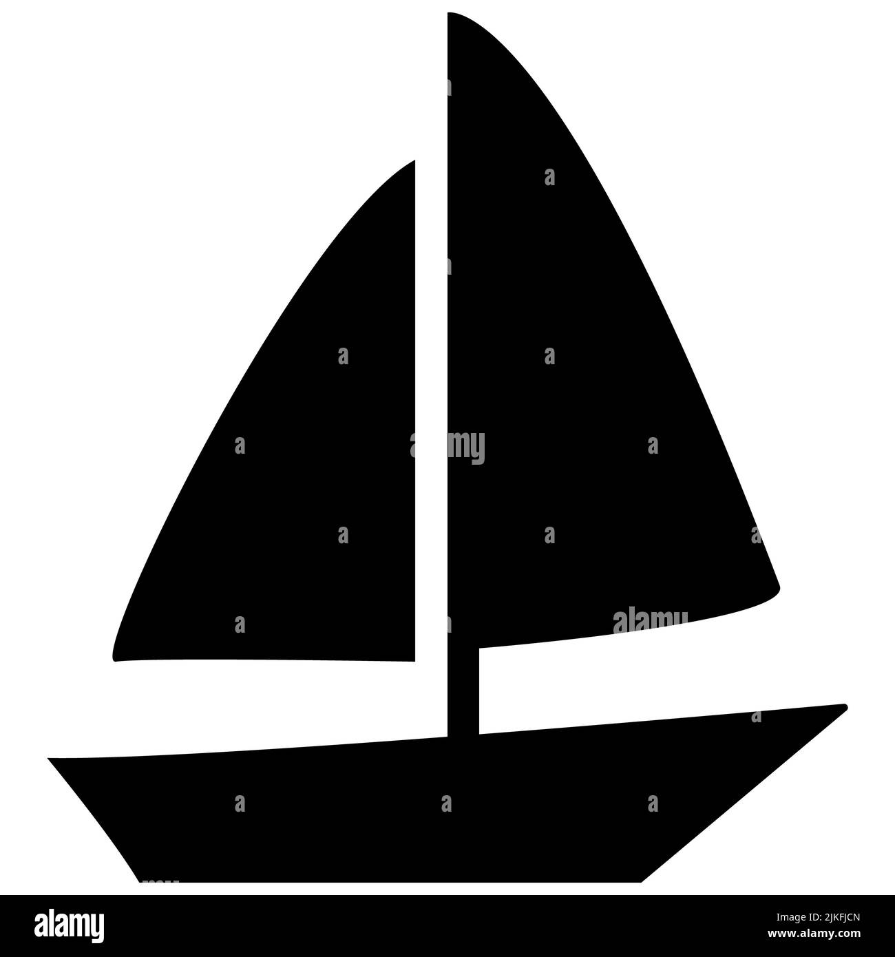 boat icon on white background. black boat sign. ship yacht symbol. flat ...