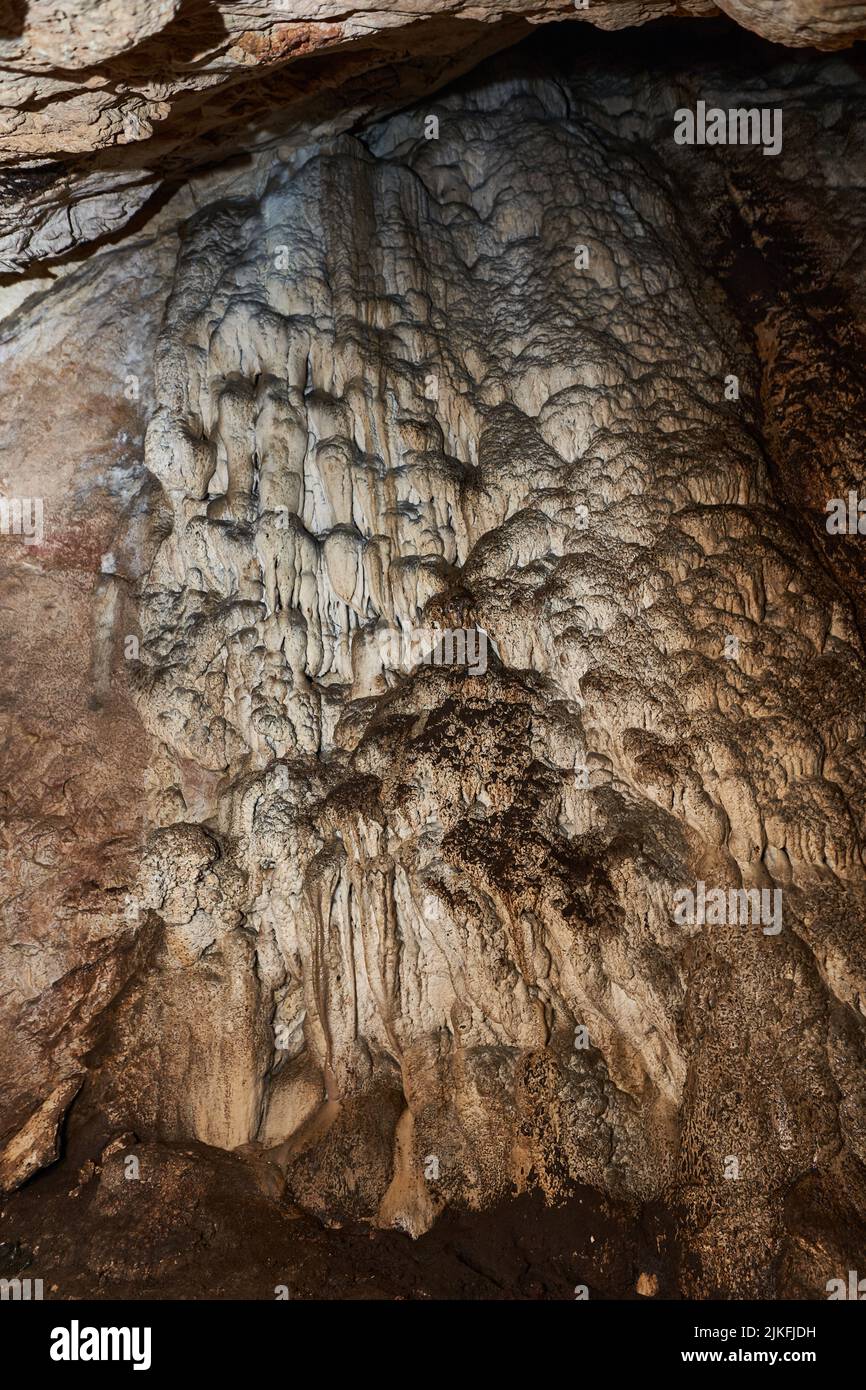 Very old cave with beautiful speleothemes inside Stock Photo - Alamy