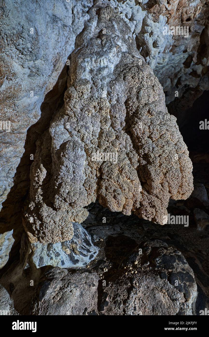 Very old cave with beautiful speleothemes inside Stock Photo - Alamy