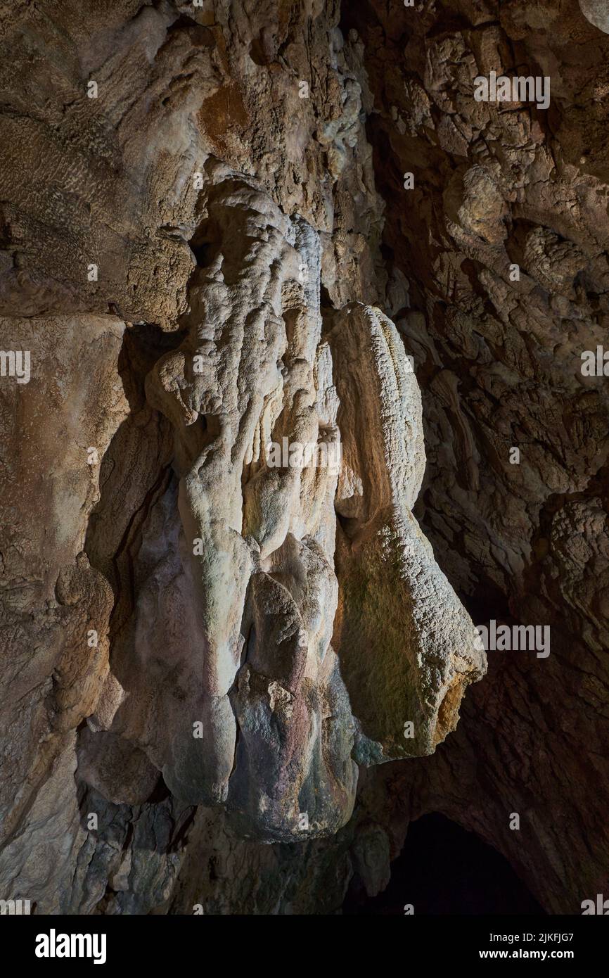 Very old cave with beautiful speleothemes inside Stock Photo - Alamy
