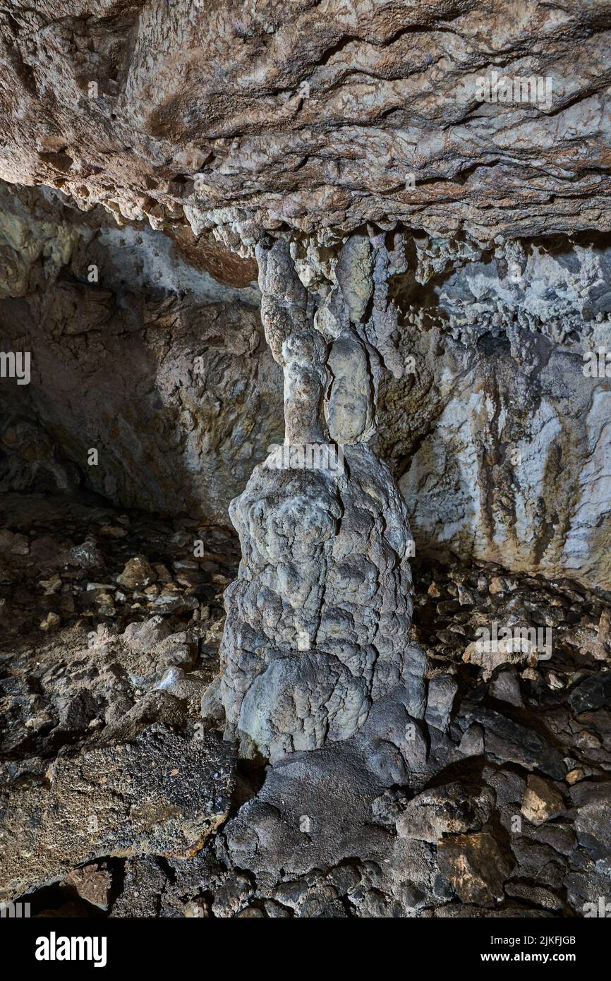 Very old cave with beautiful speleothemes inside Stock Photo - Alamy
