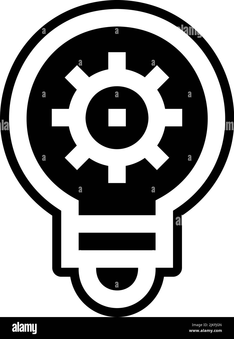 idea icon black vector illustration Stock Vector Image & Art - Alamy