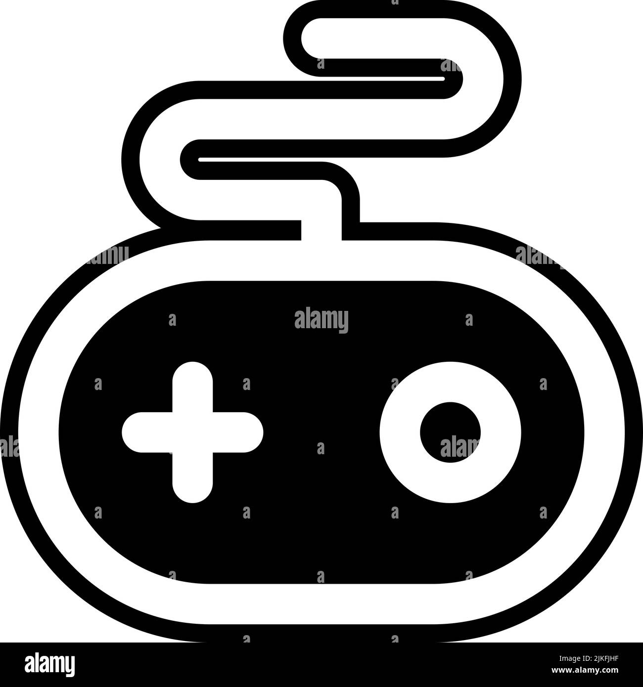 game icon black vector illustration Stock Vector Image & Art - Alamy