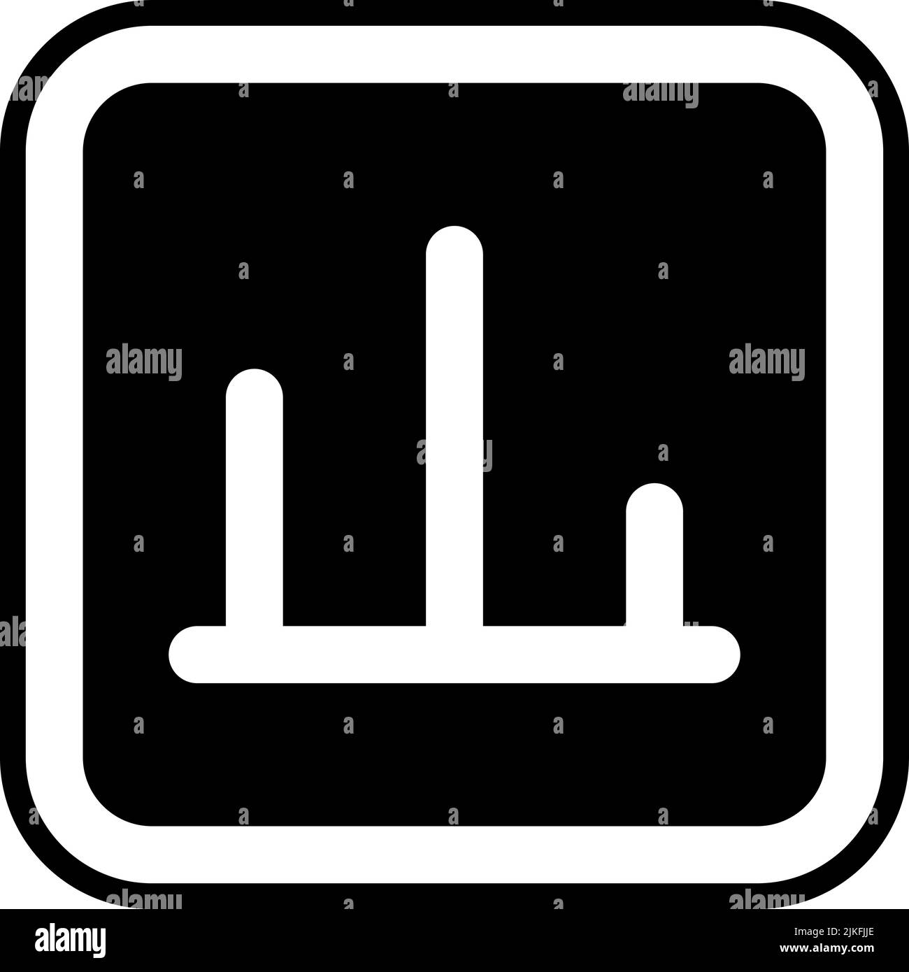 graph icon black vector illustration Stock Vector Image & Art - Alamy