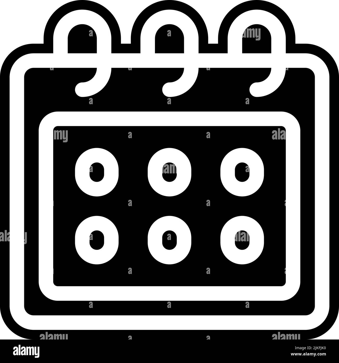schedule icon black vector illustration Stock Vector Image & Art - Alamy