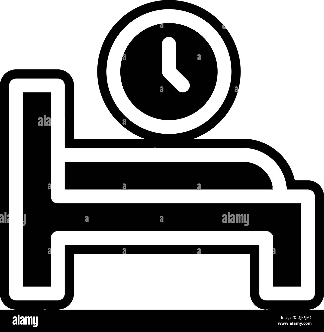 sleep icon black vector illustration Stock Vector Image & Art - Alamy
