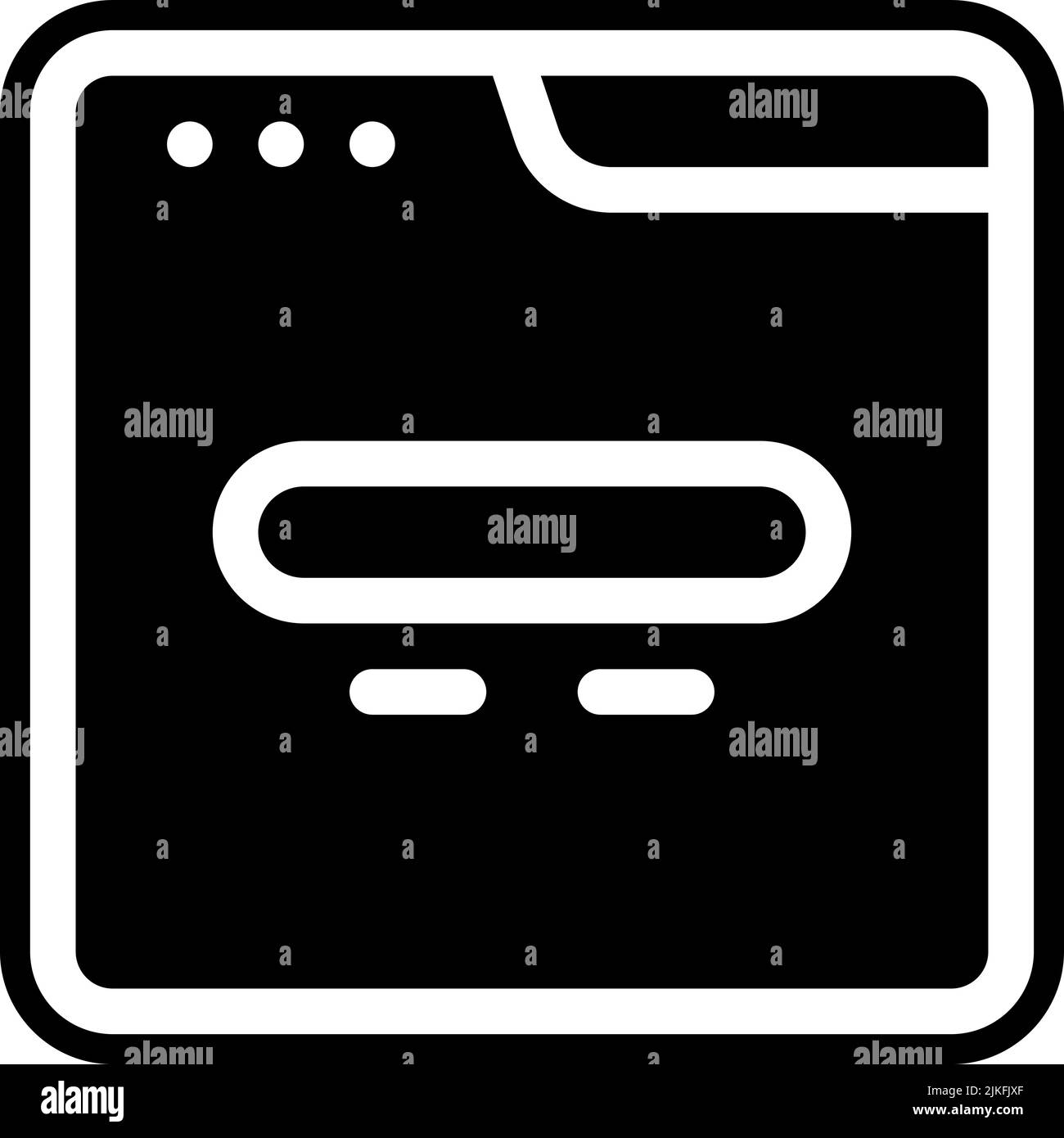 website icon black vector illustration Stock Vector Image & Art - Alamy