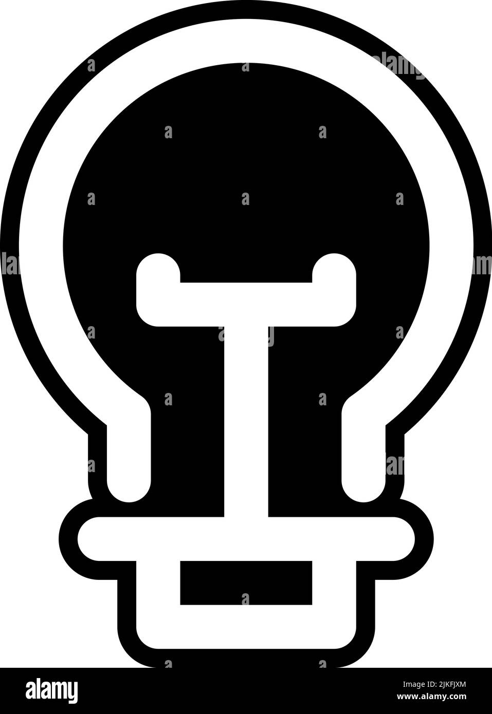 idea icon black vector illustration Stock Vector Image & Art - Alamy