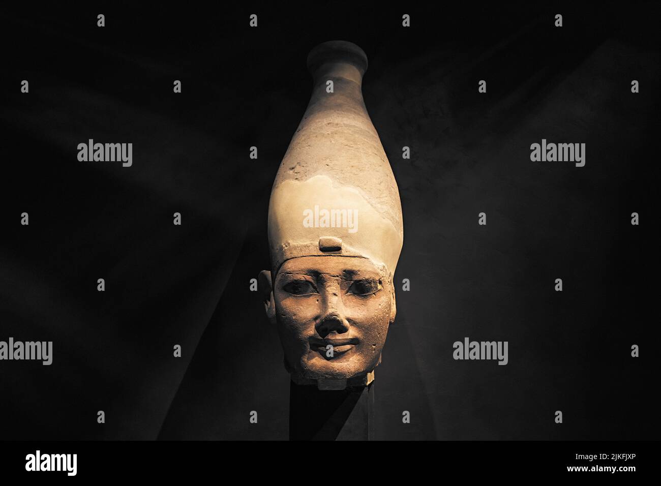 God Amon - Criosphinx head statue in Egyptian Museum, Torino Italy ...