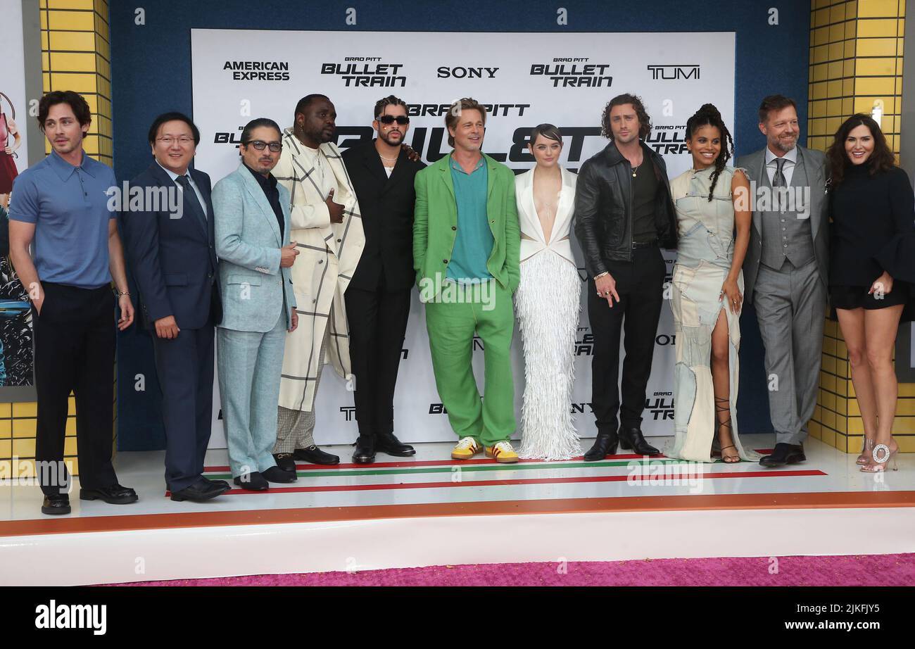 Los Angeles, California, USA. 1st Aug, 2022. Logan Lerman, Masi Oka ...