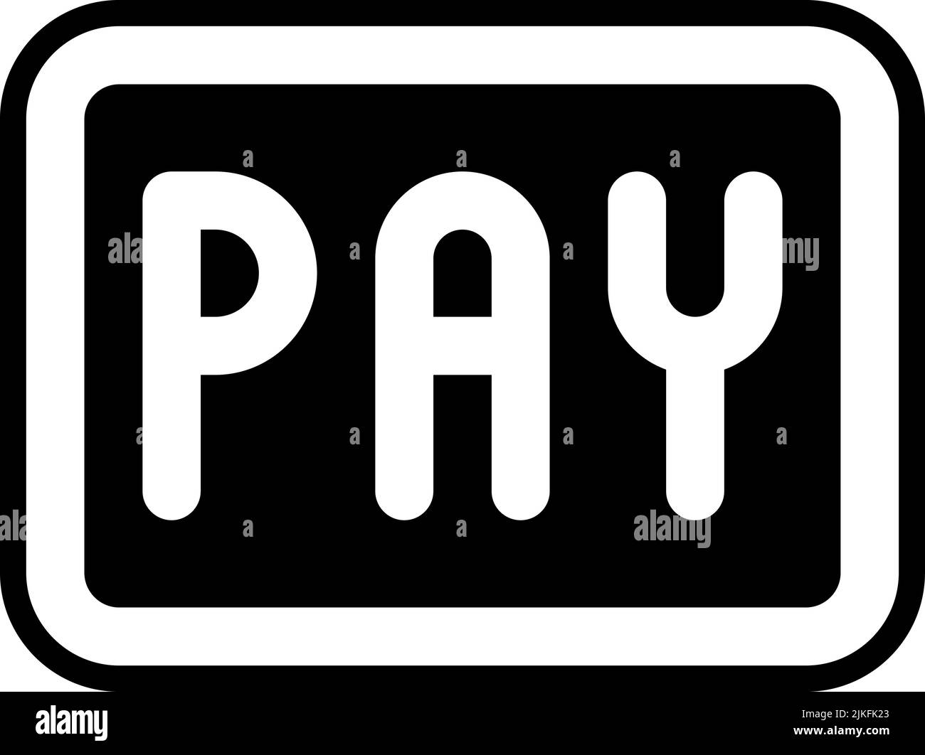 payment icon black vector illustration Stock Vector Image & Art - Alamy