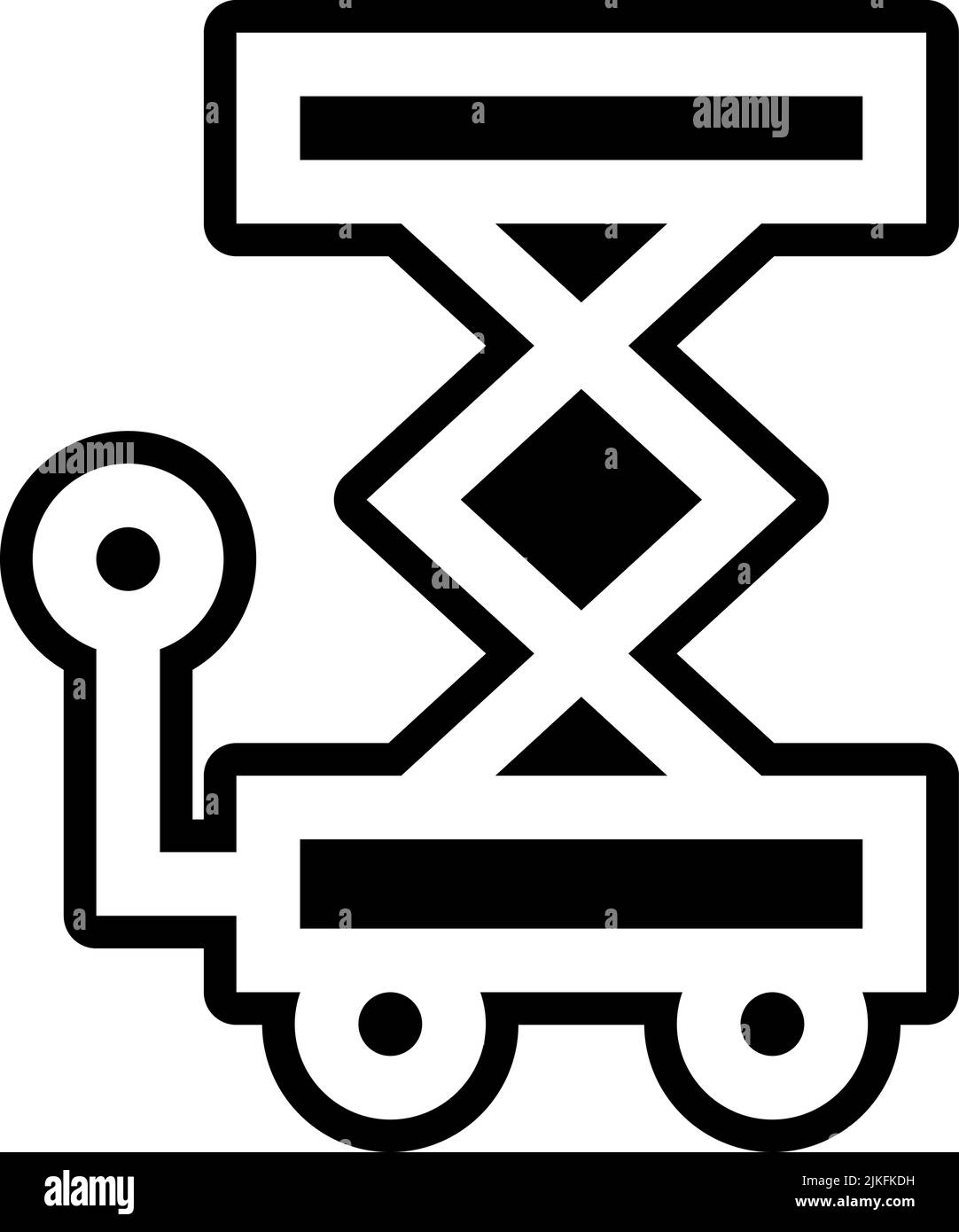 elevator icon black vector illustration Stock Vector Image & Art - Alamy