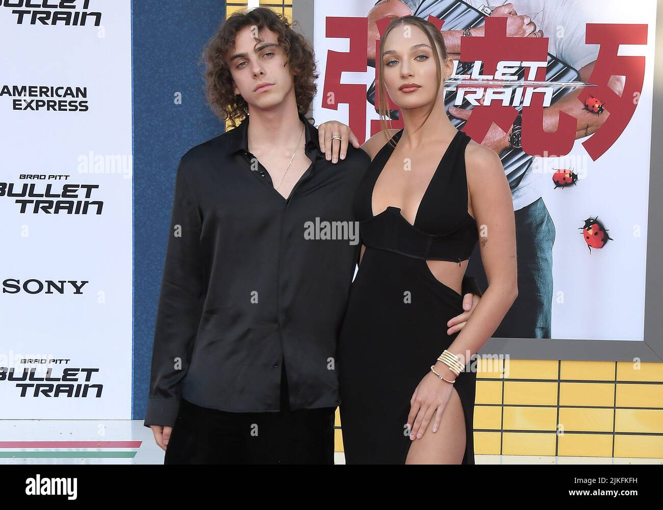 Westwood, CA, August 1, 2022. (L-R) Eddie Benjamin and Maddie Ziegler ...