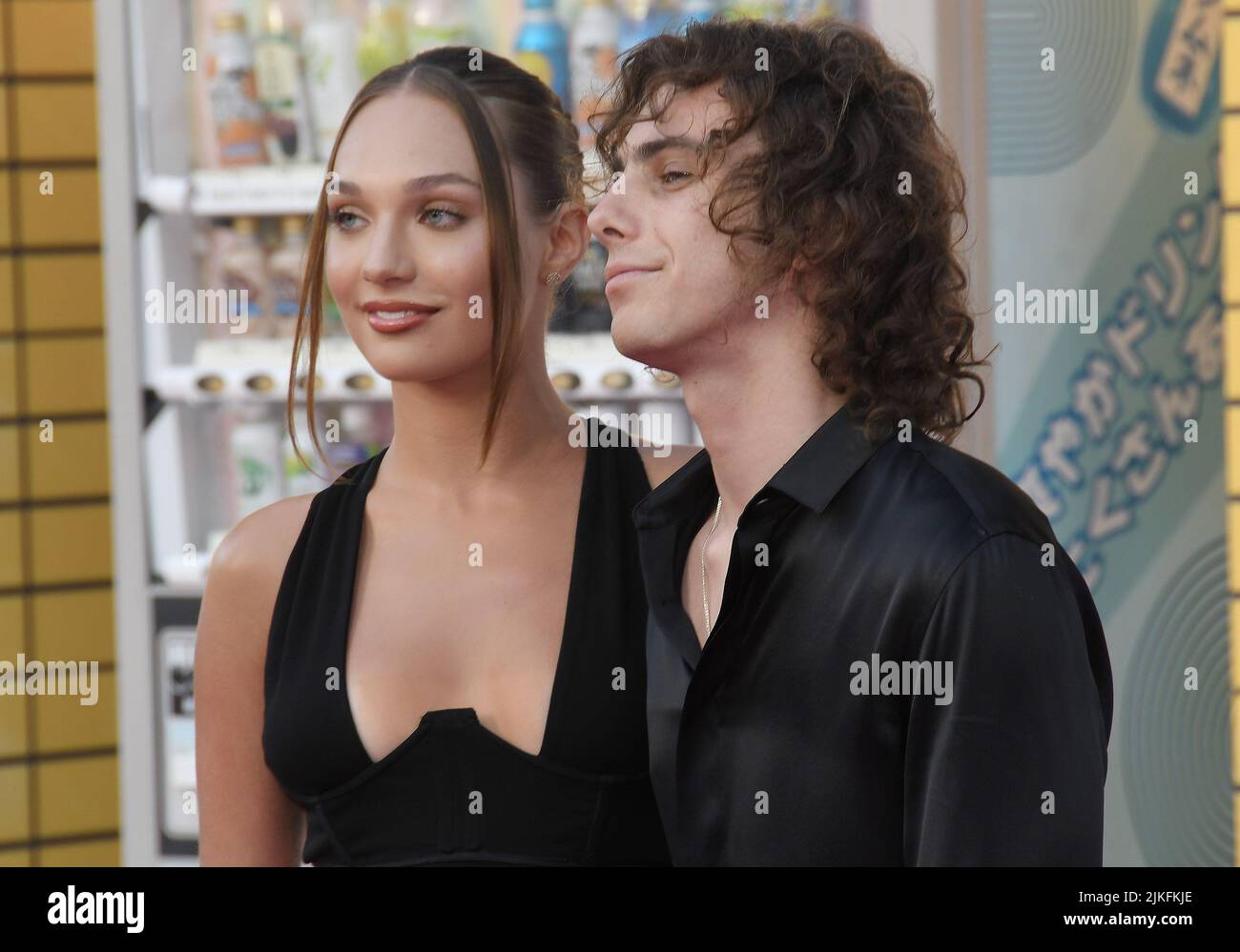 Westwood, CA, August 1, 2022. (L-R) Eddie Benjamin and Maddie Ziegler ...