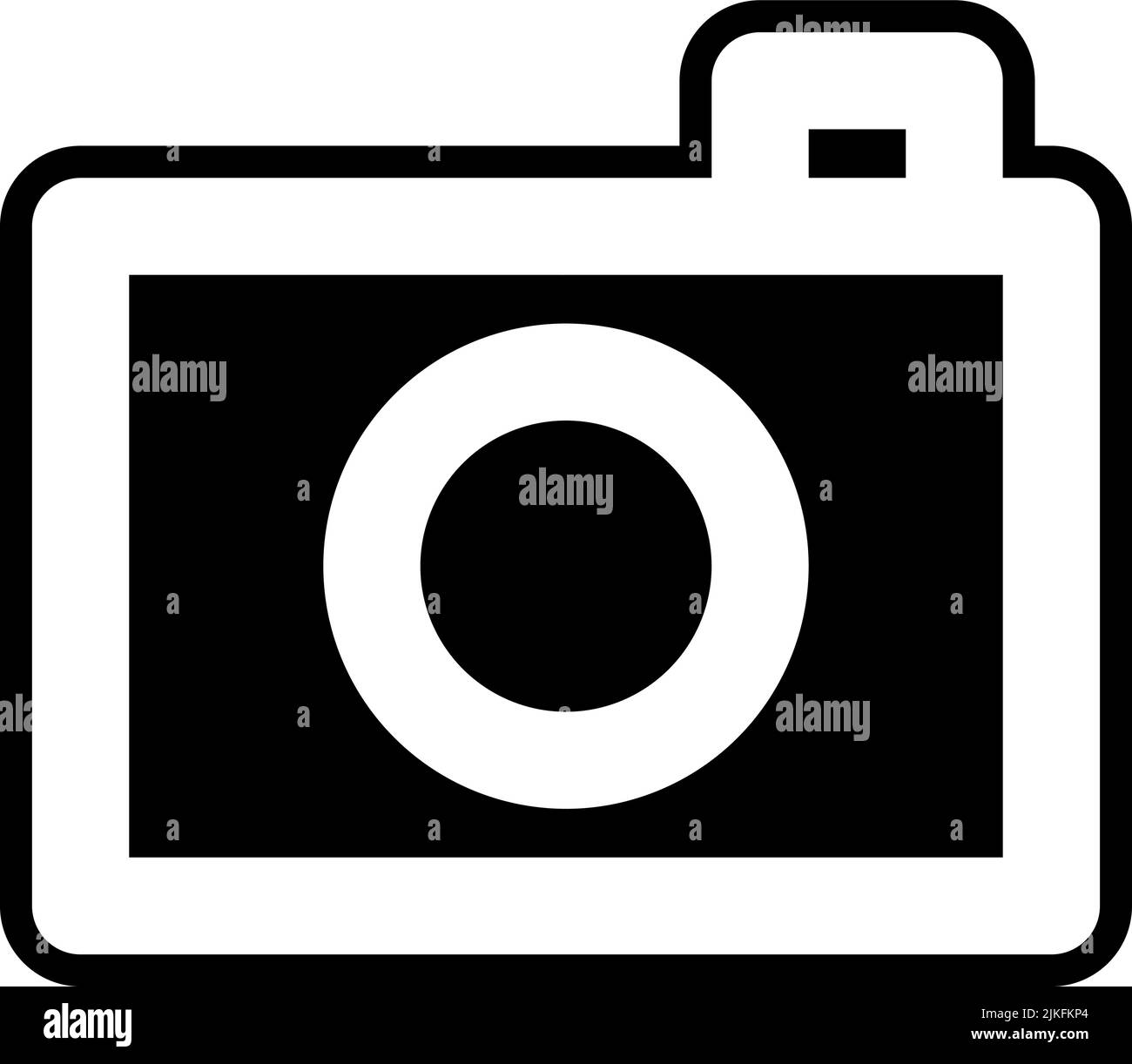 camera icon black vector illustration Stock Vector Image & Art - Alamy