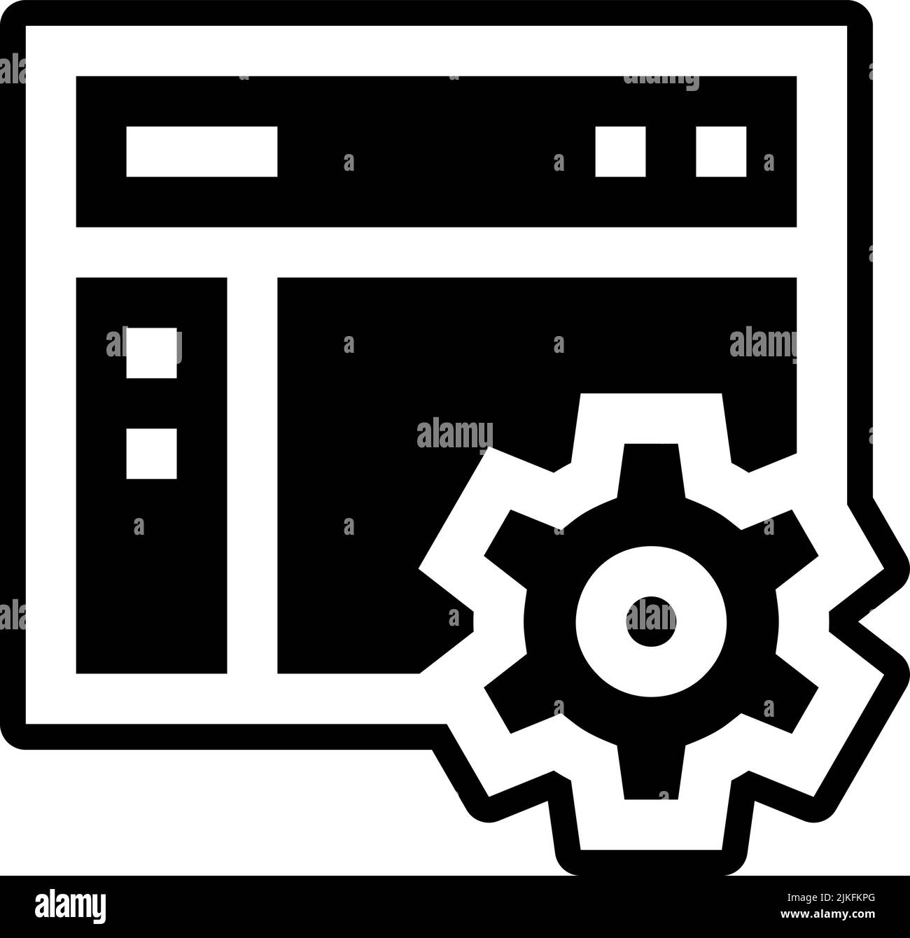 web icon black vector illustration Stock Vector Image & Art - Alamy