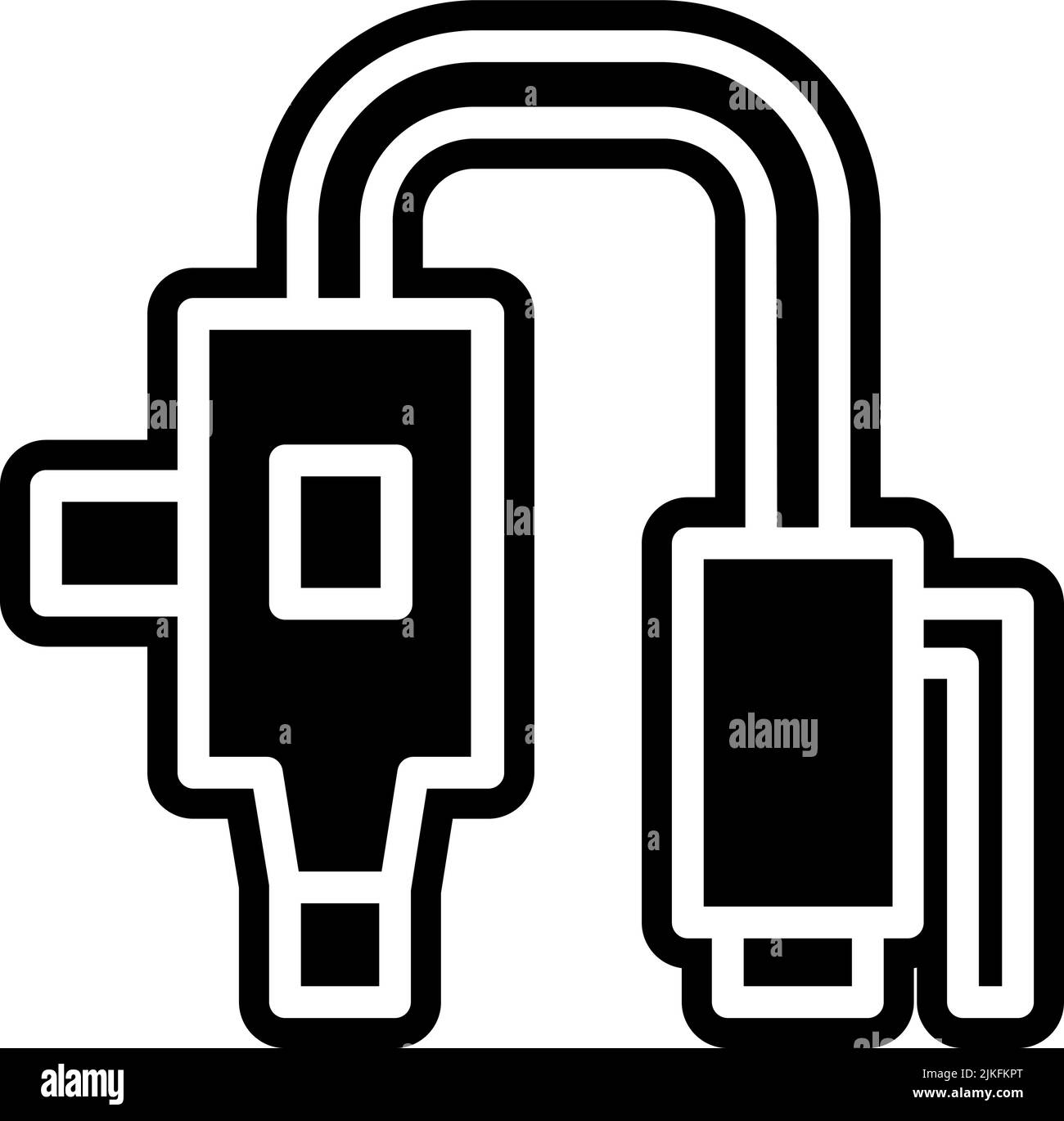 machine part icon black vector illustration Stock Vector Image & Art ...