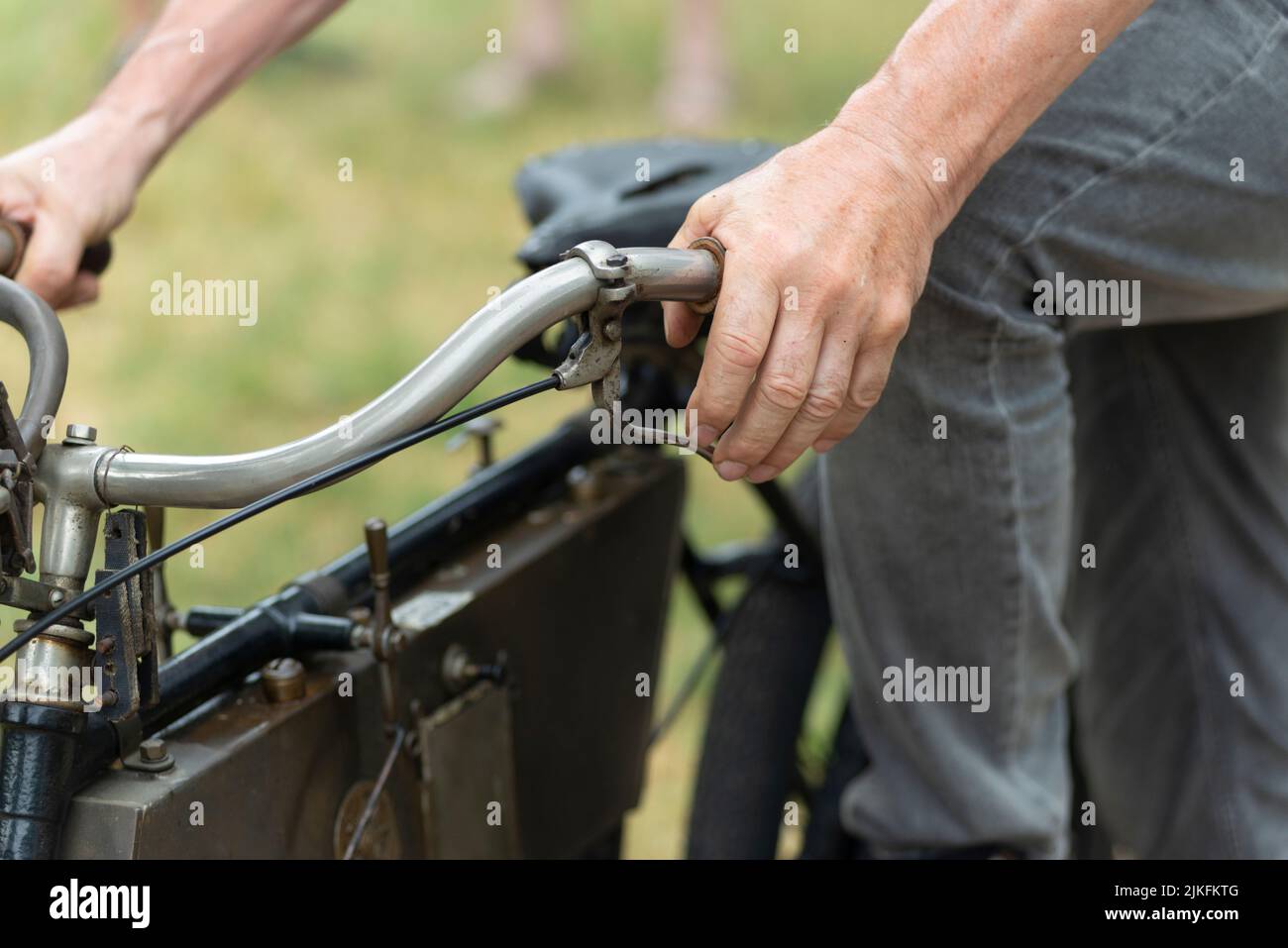Classic handlebars hi-res stock photography and images - Alamy