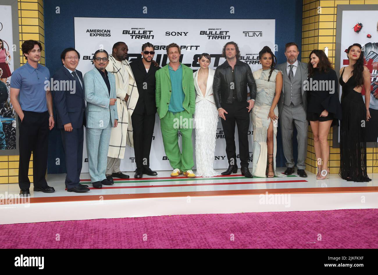 Los Angeles, California, USA. 1st Aug, 2022. Logan Lerman, Masi Oka ...