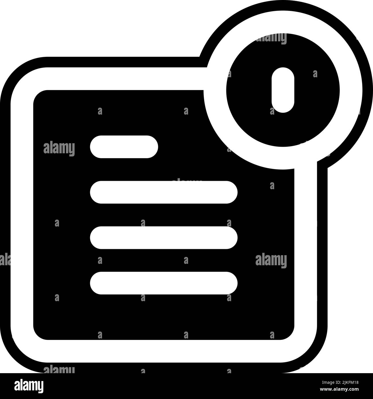 notification icon black vector illustration Stock Vector Image & Art ...