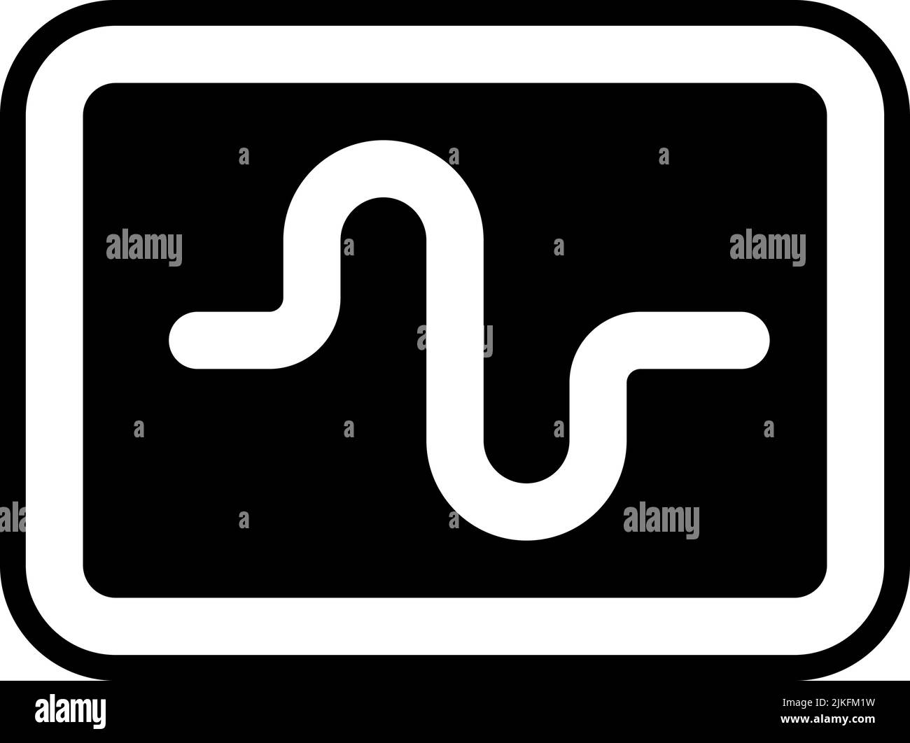 audio icon black vector illustration Stock Vector Image & Art - Alamy