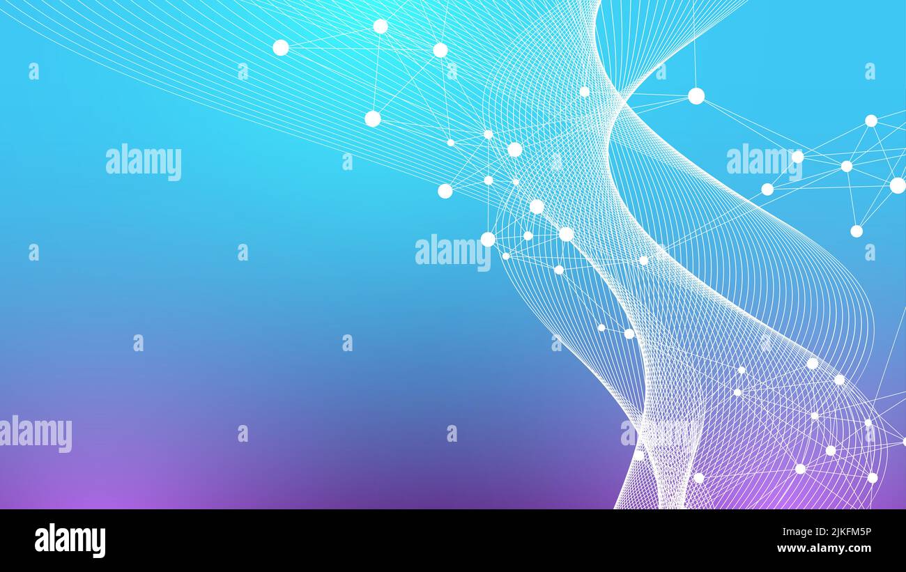 Big Genomic Data Visualization. DNA helix, DNA strand, DNA Test. CRISPR ...