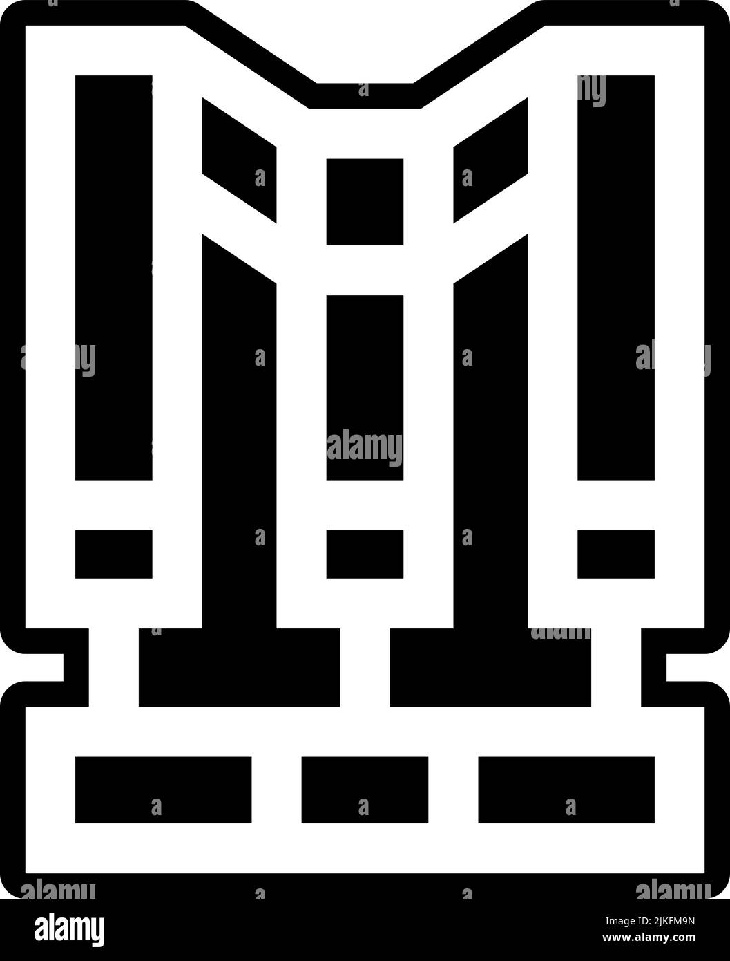 safety harness icon black vector illustration Stock Vector Image & Art ...