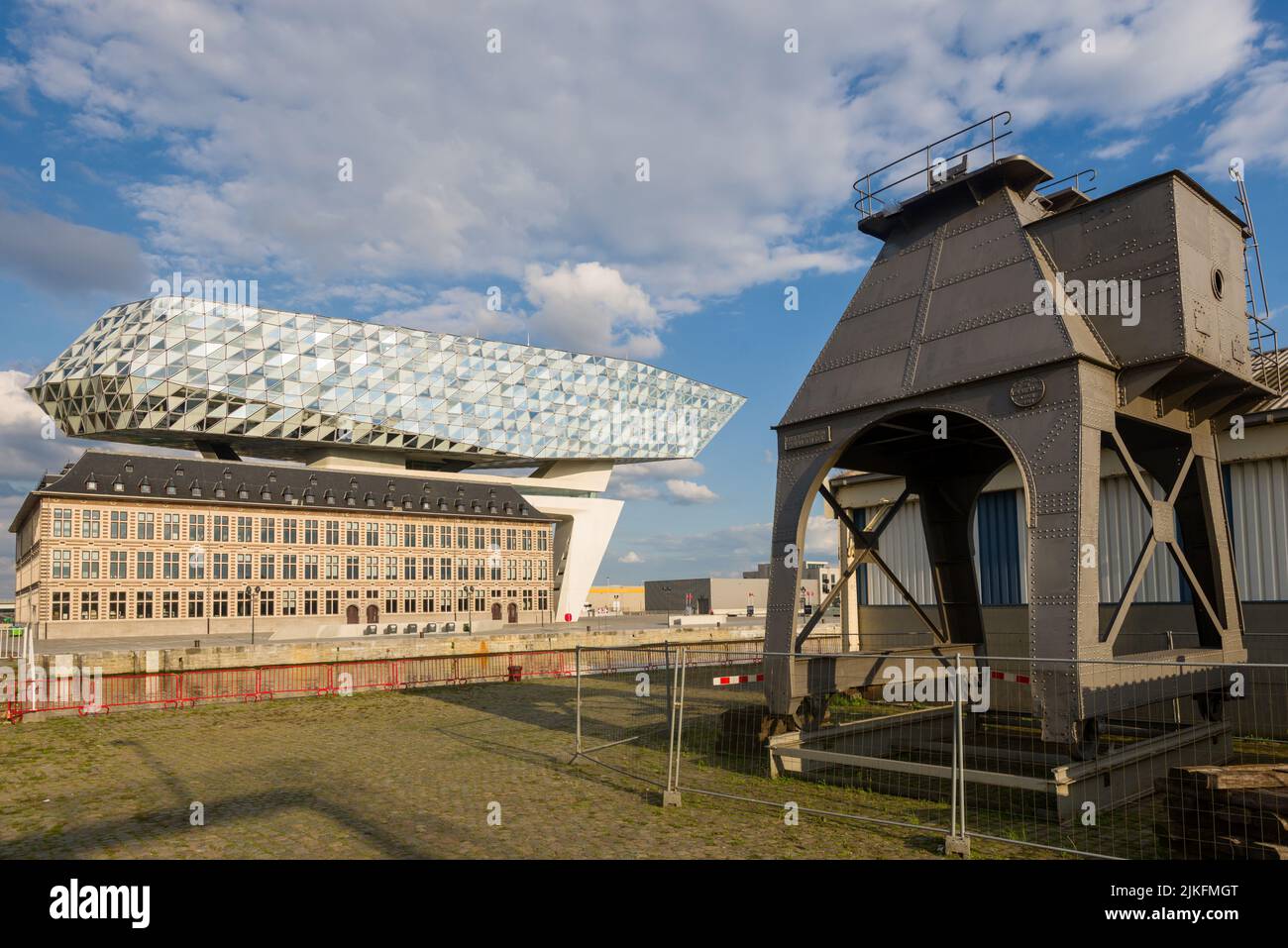 the new headquarters of the Antwerp Port Authority Building is located ...
