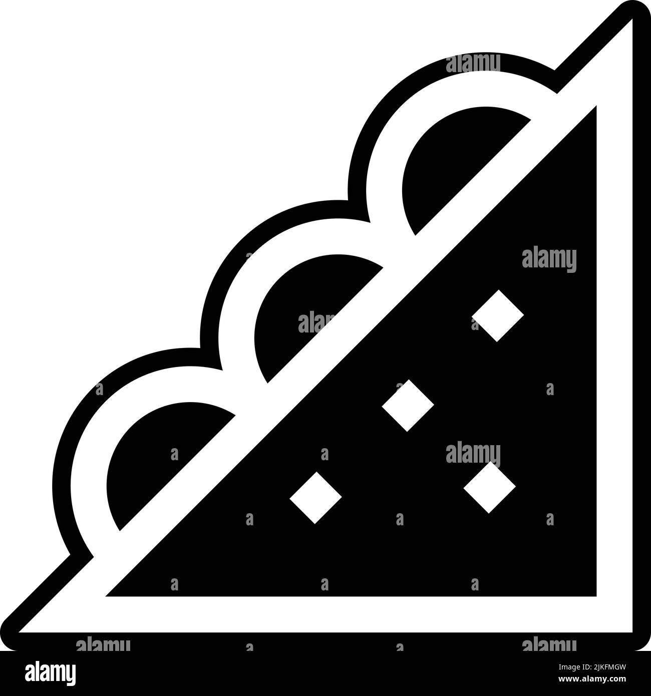 sandwich icon black vector illustration Stock Vector Image & Art - Alamy