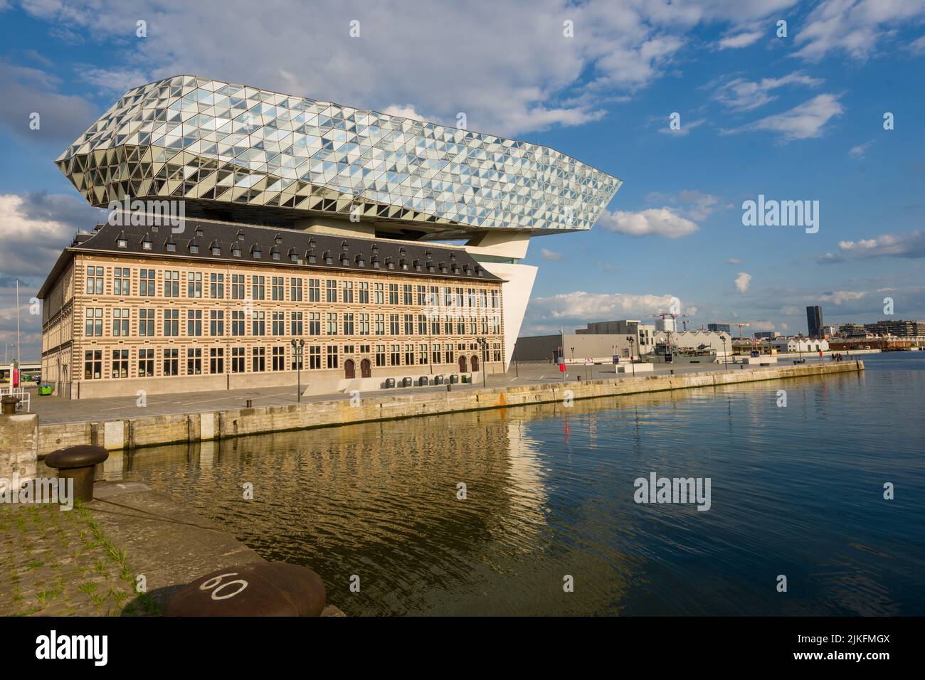 the new headquarters of the Antwerp Port Authority Building is located ...