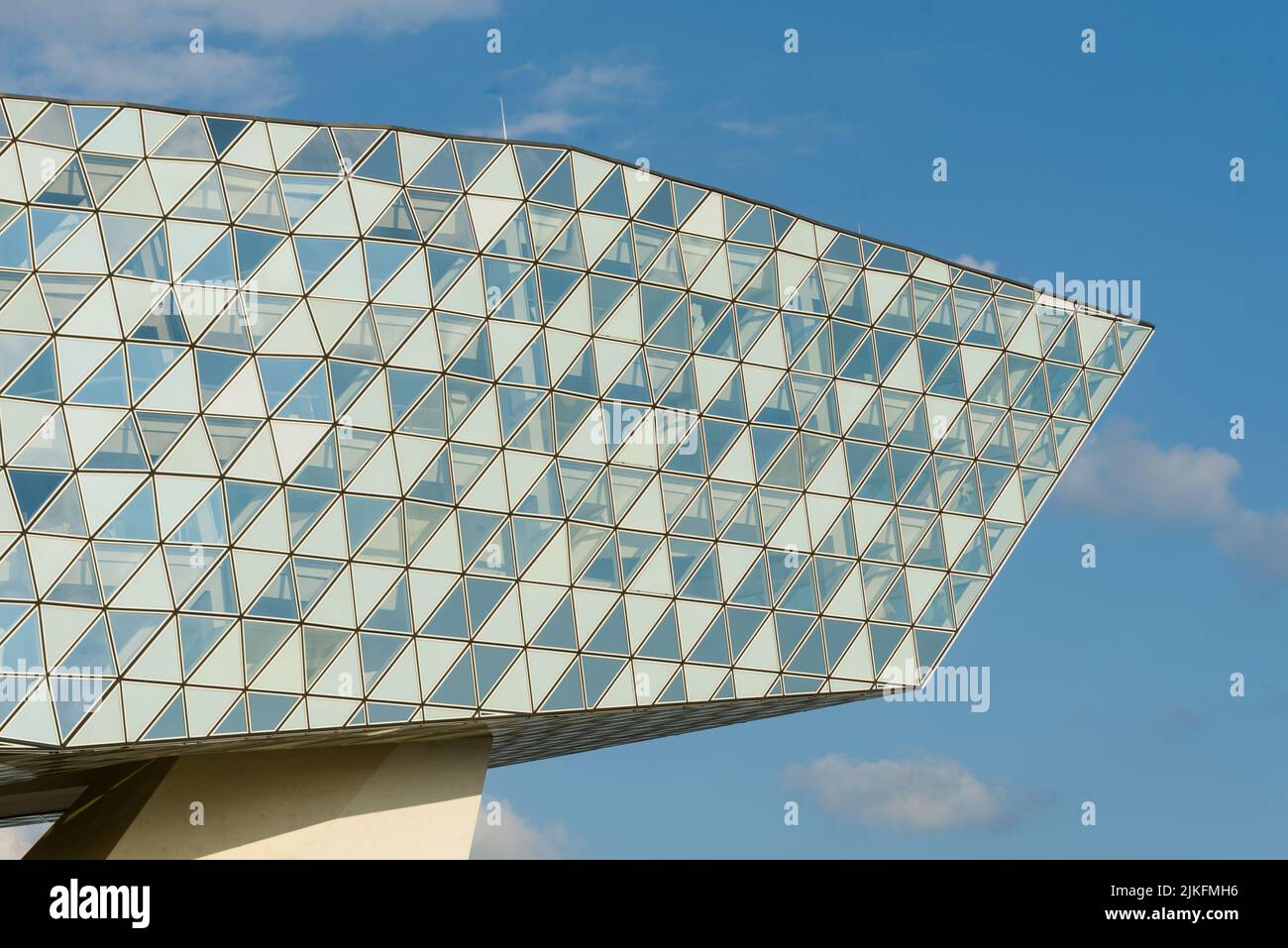 the new headquarters of the Antwerp Port Authority Building is located ...