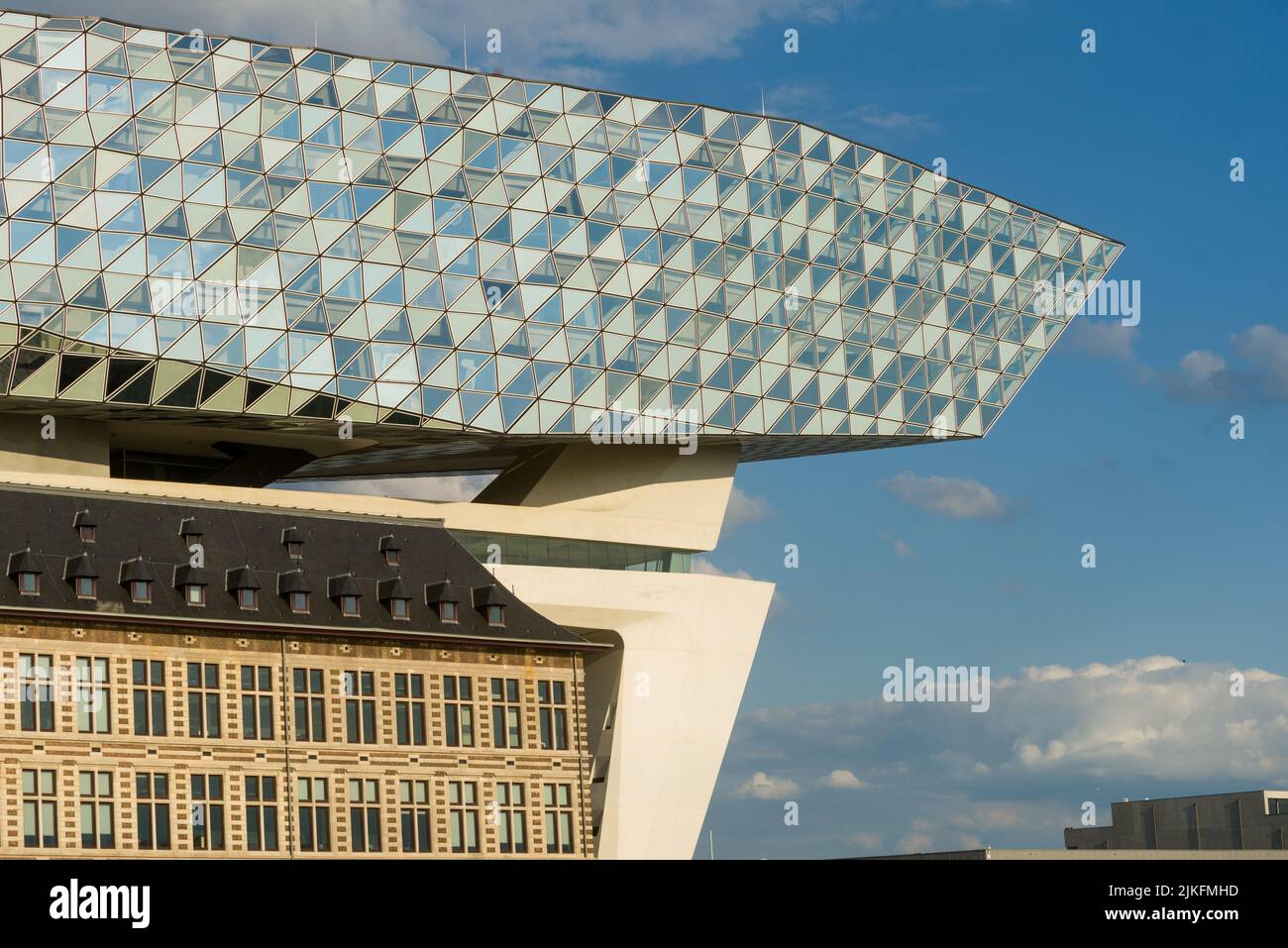 the new headquarters of the Antwerp Port Authority Building is located ...