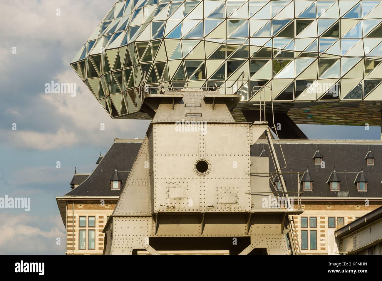 the new headquarters of the Antwerp Port Authority Building is located ...