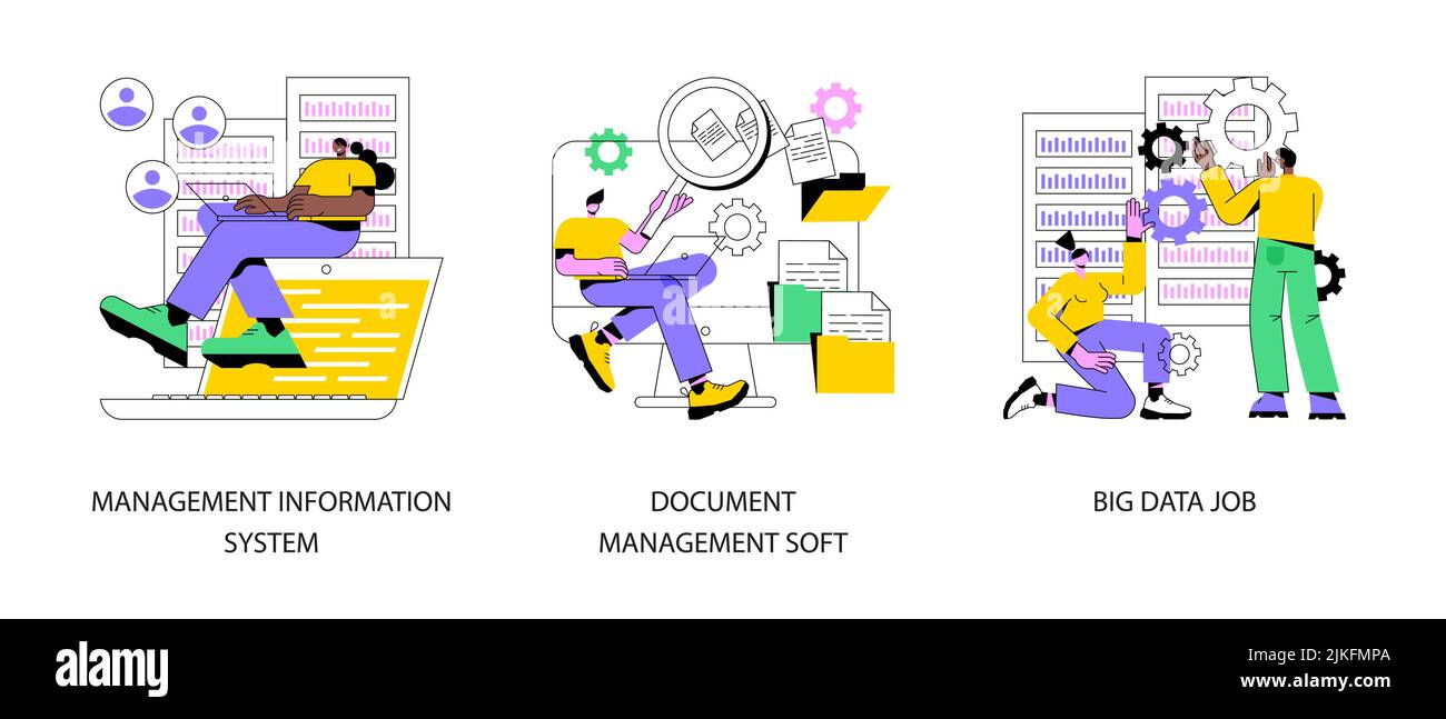 Information collection and analysis abstract concept vector ...