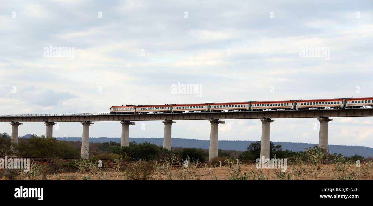 Tsavo river railway hi-res stock photography and images - Alamy