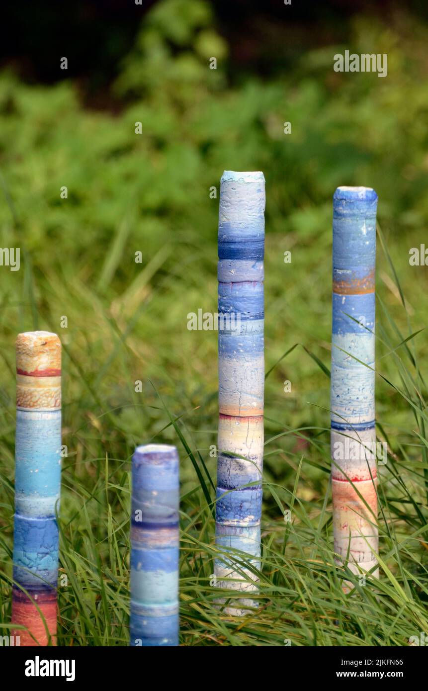 Coloured poles hi-res stock photography and images - Alamy