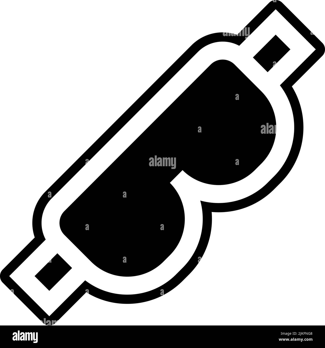 goggles icon black vector illustration Stock Vector Image & Art - Alamy