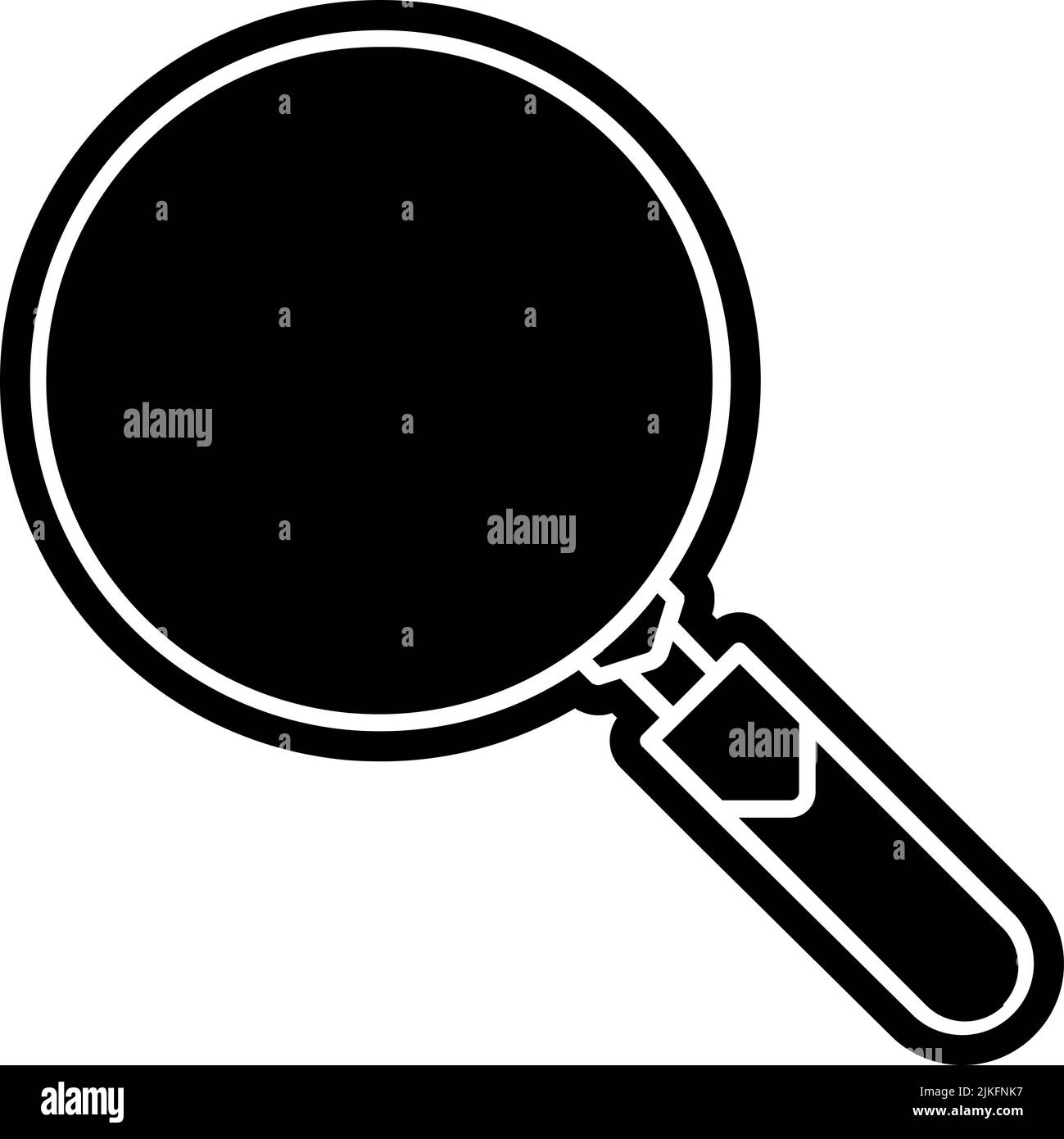 search icon black vector illustration Stock Vector Image & Art - Alamy