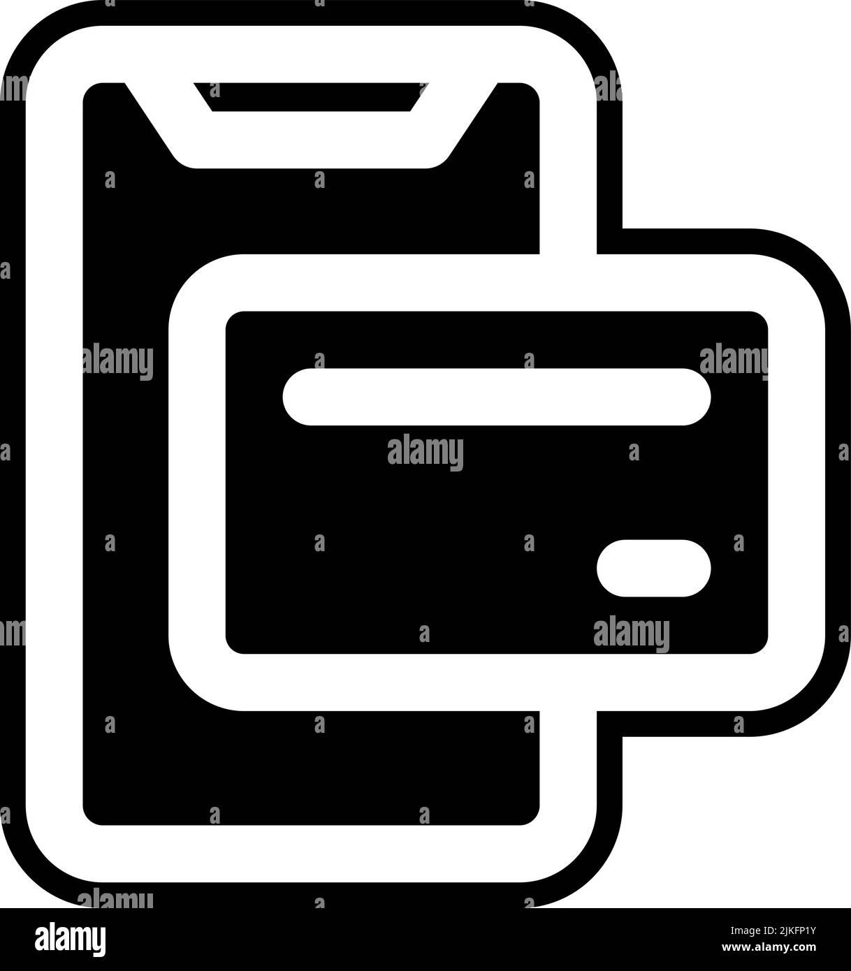 payment icon black vector illustration Stock Vector Image & Art - Alamy