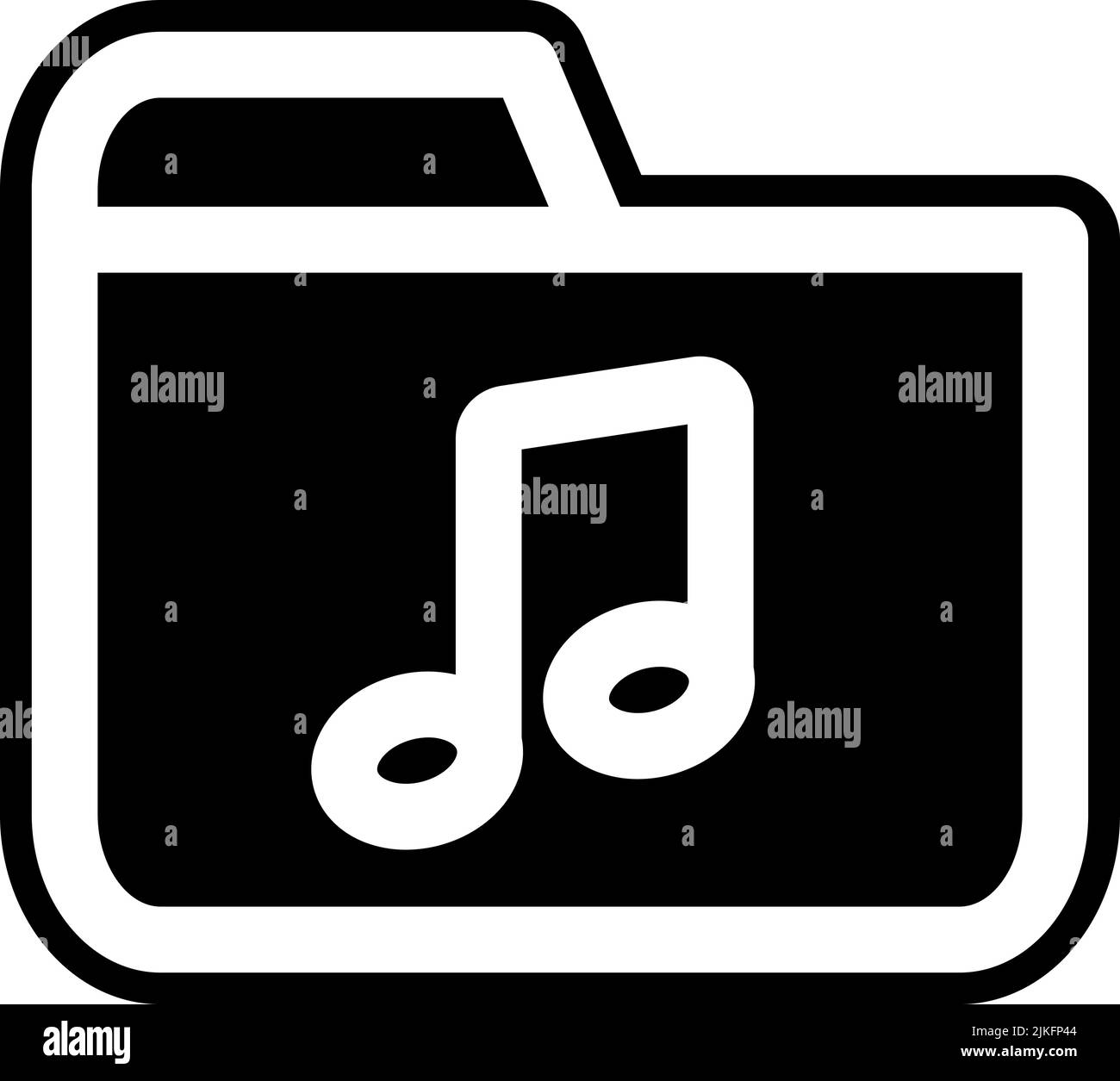 album folder icon black vector illustration Stock Vector Image & Art ...