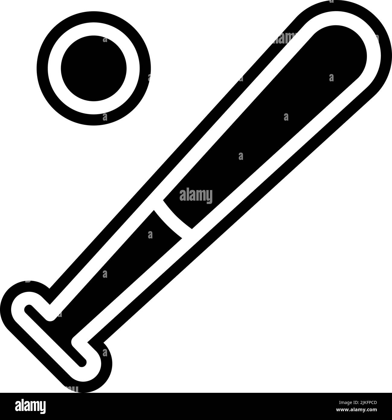 baseball icon black vector illustration Stock Vector Image & Art - Alamy