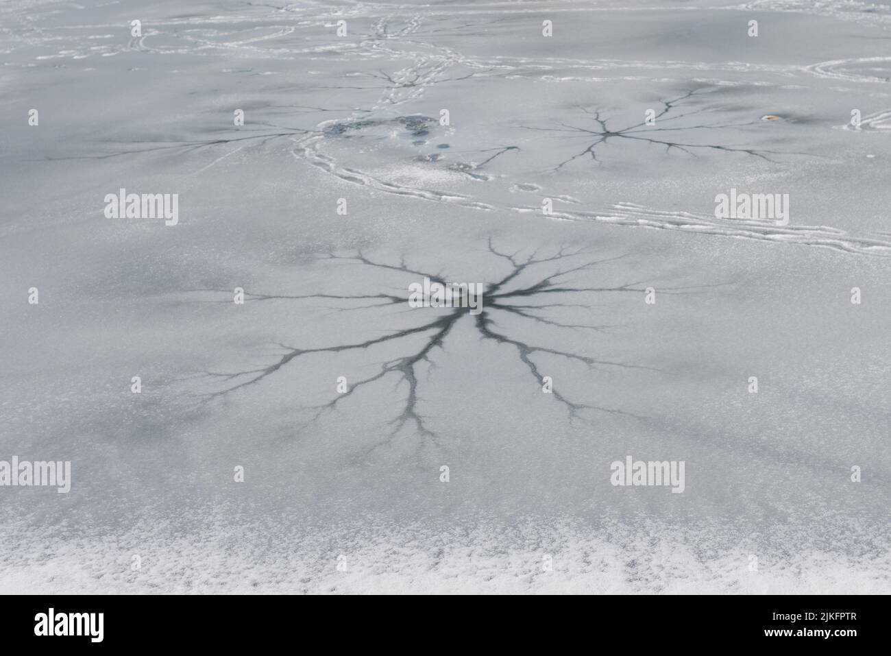 Ice structures on frozen lake hi-res stock photography and images - Alamy